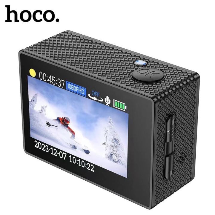 Hoco DV100 Sport Action camera 1080P Wifi กล้องติดหมวก กล้องกันน้ำ ...
