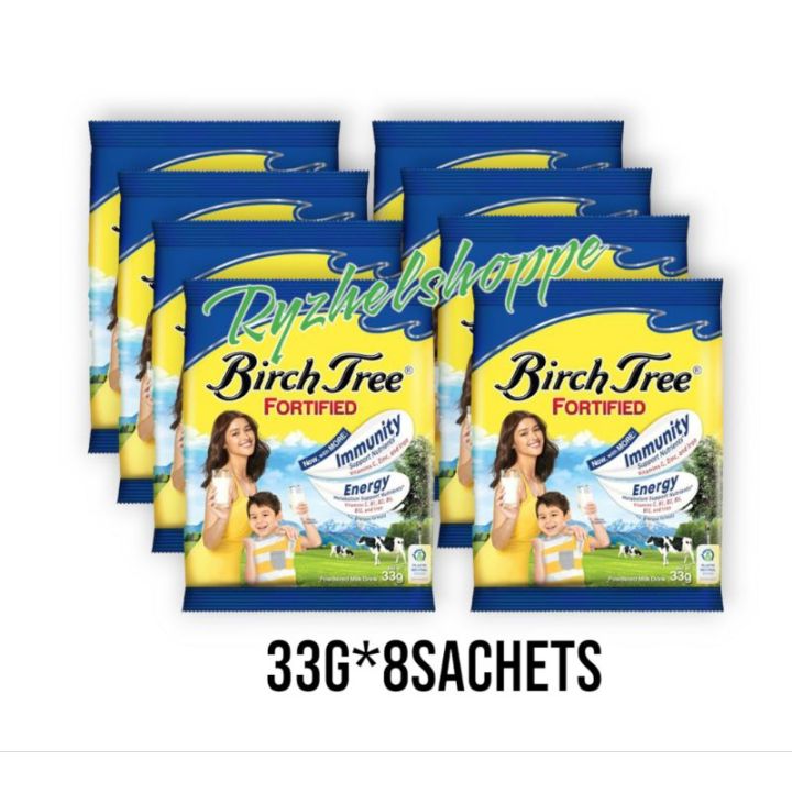 BIRCH TREE MILK FORTIFIED 33G*8SACHETS | Lazada PH
