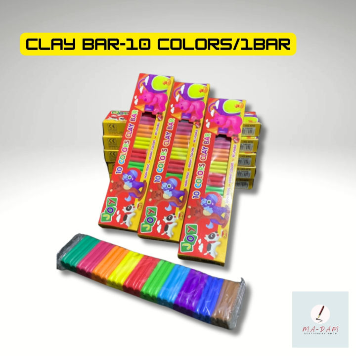 Clay Bar-10 Colors and Single Colors/1bar Assorted brand | Lazada PH