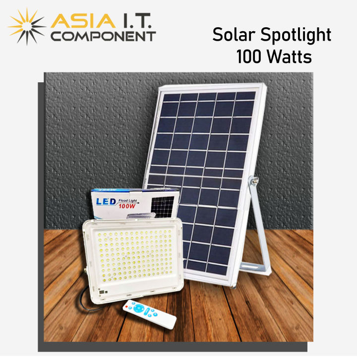 Solar Flood Light F-W100 1 Years Warranty | Lazada