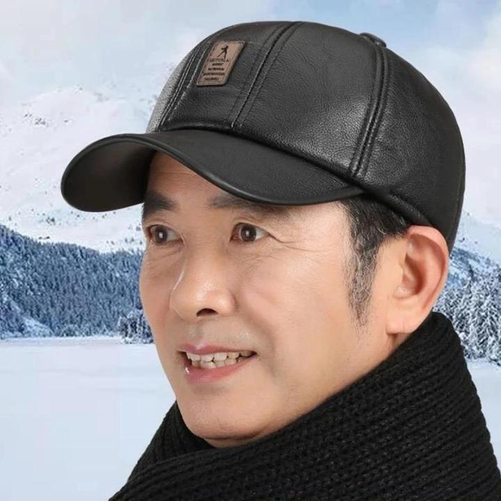 TURUN HARGA- Topi Bisbol Kemewahan Topi Kulit EDIKO PU Pria Dan Wanita ...