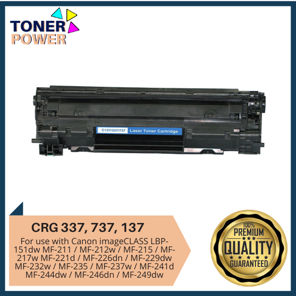 Canon imageCLASS CRG 337, 737, 137 Brand New Compatible LaserJet Toner ...