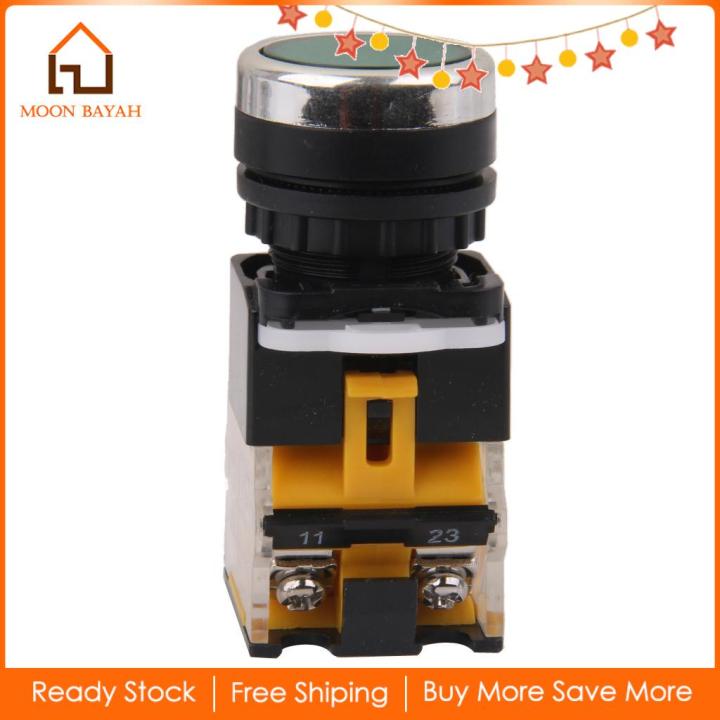 Moon BAYAH 660v push Button Momentary Press Switch Heavy Duty -Green ...