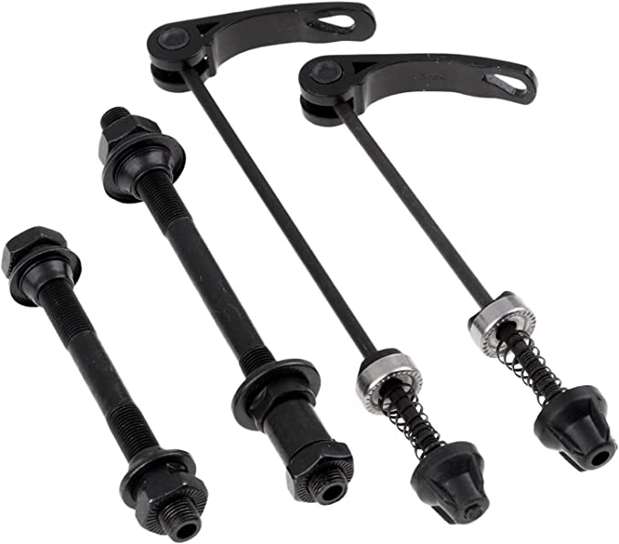 1 Pair Bike Bicycle Cycling Wheel Hub Skewers Quick Release Bolt Lever ...