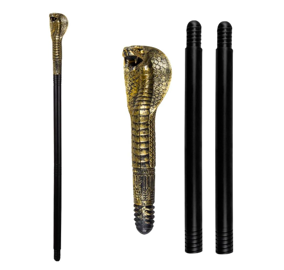 Premium Quality Gold Snake Cane Costume Boys Kids Nativity Play Book ...