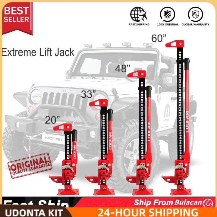 Extreme Lift Jack 20 "33"48 "60" Farm Lift Jack Voor Suv offraod Rescue ...