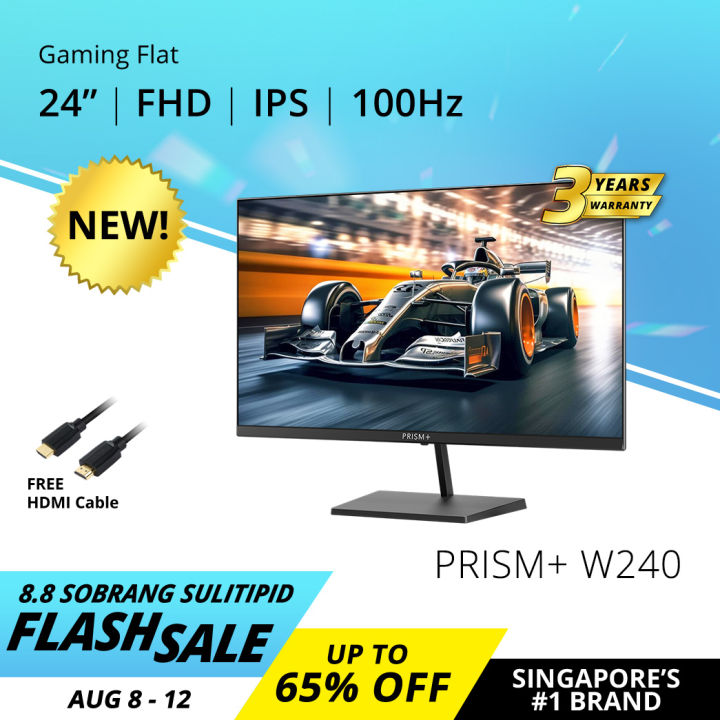 PRISM+ W240 24 Inch IPS 100Hz Productivity Monitor Gaming Monitor [1920 ...