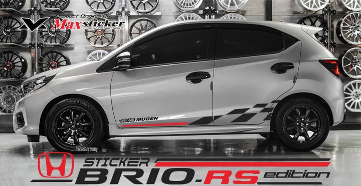 STICKER HONDA BRIO SIMPLE CONCEPT STRIPING MOBIL BRIO | Lazada Indonesia