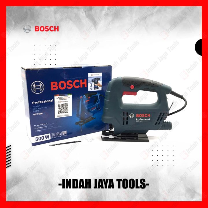 BOSCH GST 680 Mesin Jigsaw - Mesin Gergaji Potong Kayu Listrik Jig Saw ...