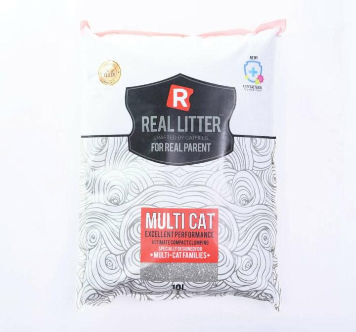 REAL LITTER MULTICAT CAT LITTER 10L | Lazada