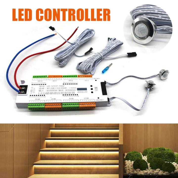 BOKALI New Led Stair Lights PIR Motion Sensor Controller For Automatic ...