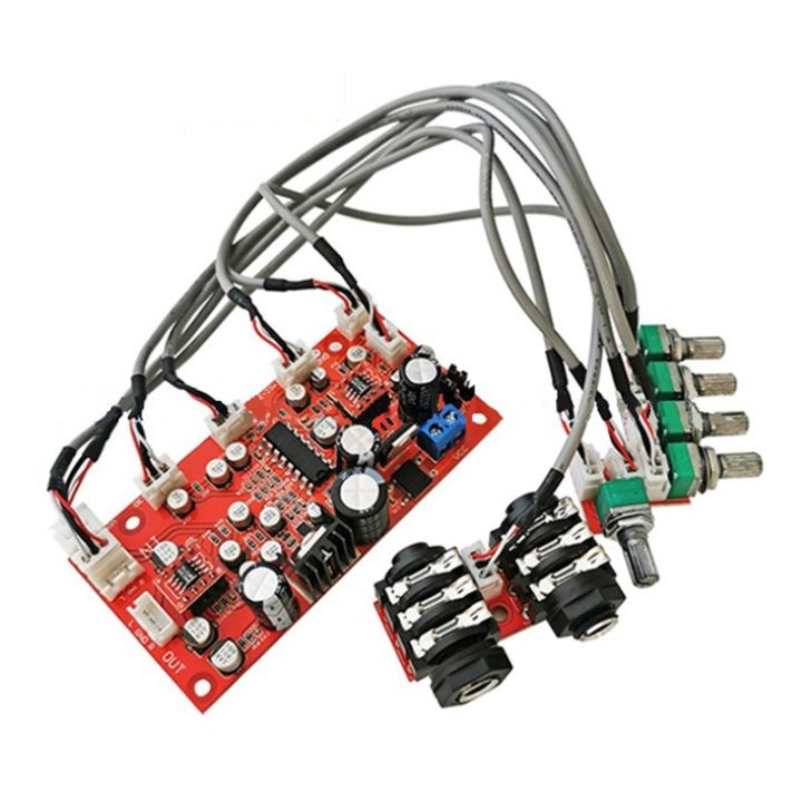 DC 12V 24V PT2399 Digital Microphone Audio Amplifier Board Karaoke ...