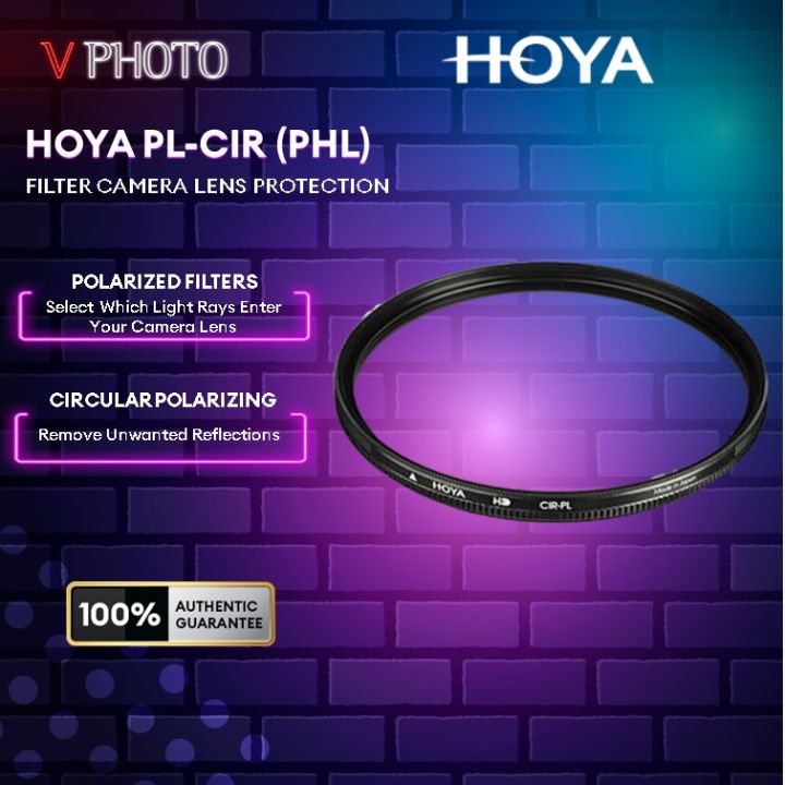 HOYA PL-CIR (PHL) Filter Camera Lens Protection | Lazada