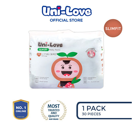 UniLove Slim Fit Baby Pants 30's (XXX-Large) Pack of 1 | Lazada PH