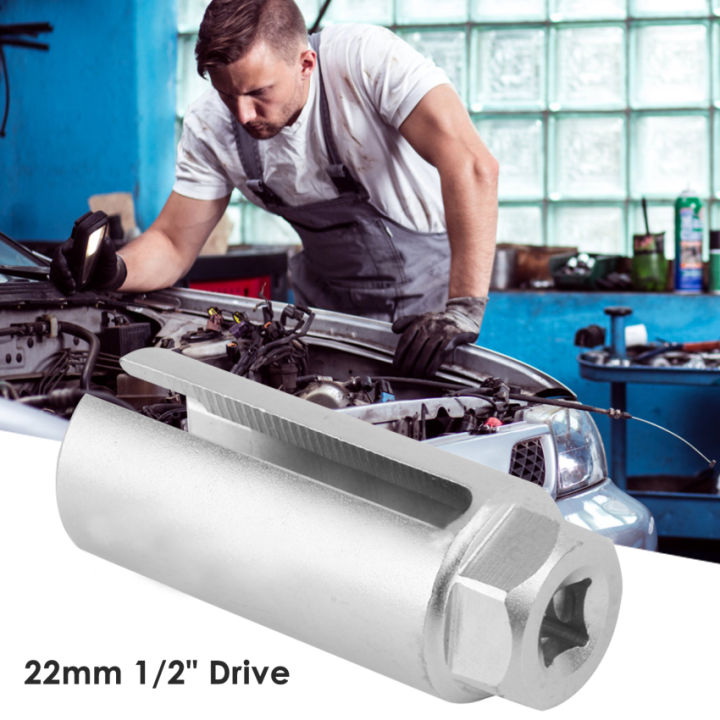 Universal 22mm 1/2" Drive Car Lambda Oxygen Sensor Socket Wrench ...