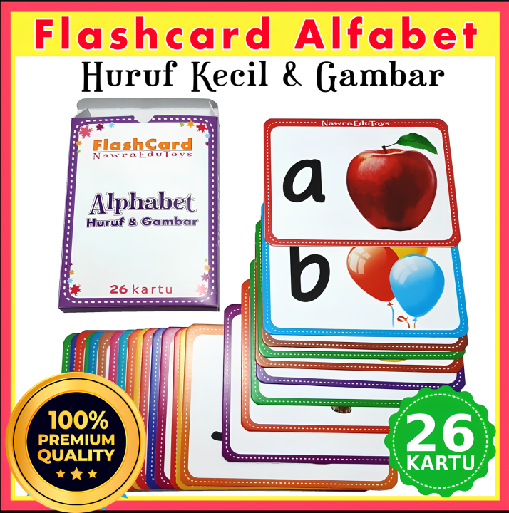 promo worksheet anak Flashcard ALFABET Flash Card Alphabet dan Gambar ...