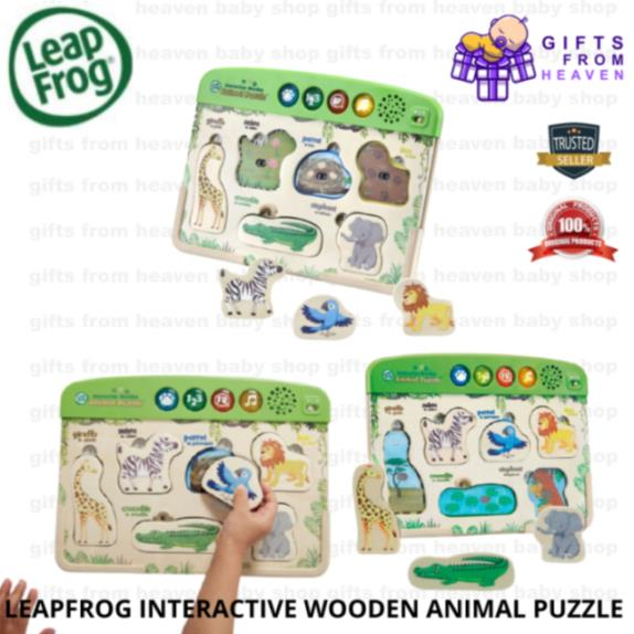 LEAPFROG INTERACTIVE WOODEN ANIMAL PUZZLE 613640 | Lazada