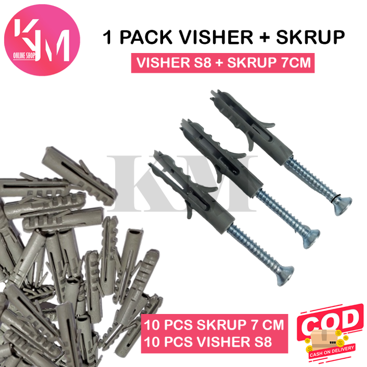 Spiser Sekrup Set S8 Paket Skrup dan Spiser Screw set Sekrup 7cm ...