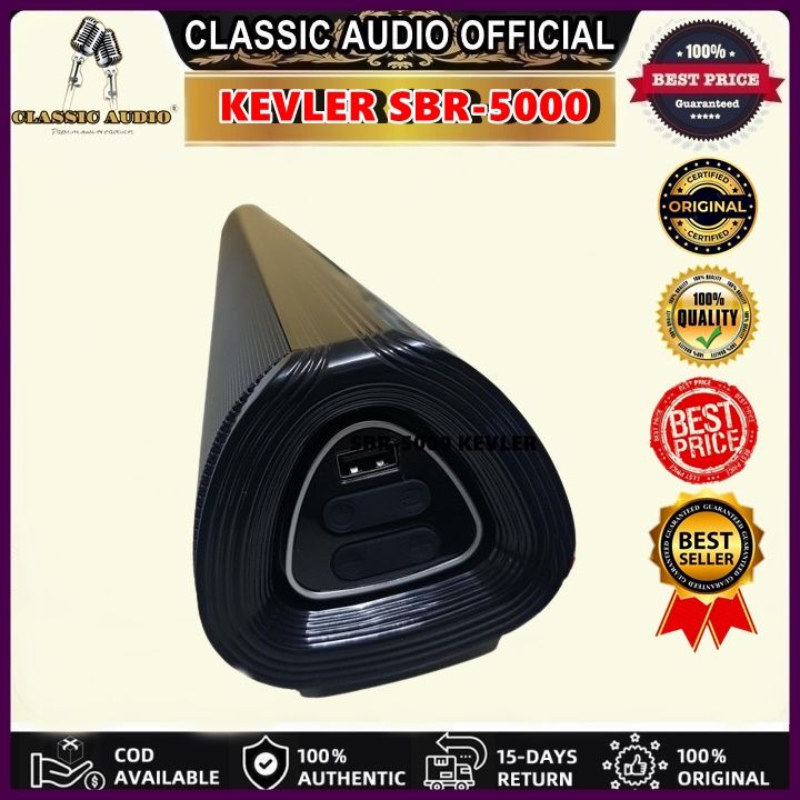 KEVLER SBR-5000 2.1 Channel Soundbar with 6.5" Subwoofer, 500W Max ...