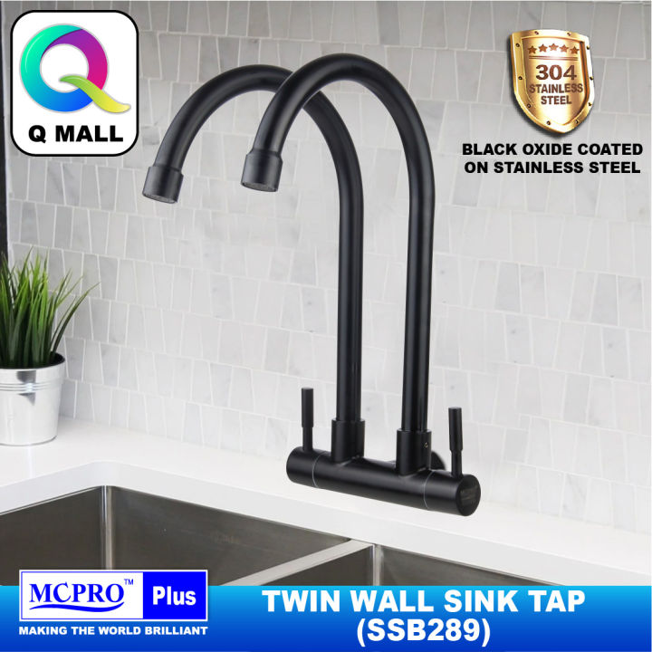 MCPRO PLUS SUS304 Black Oxide Coated On Stainless Steel Kitchen Faucet ...