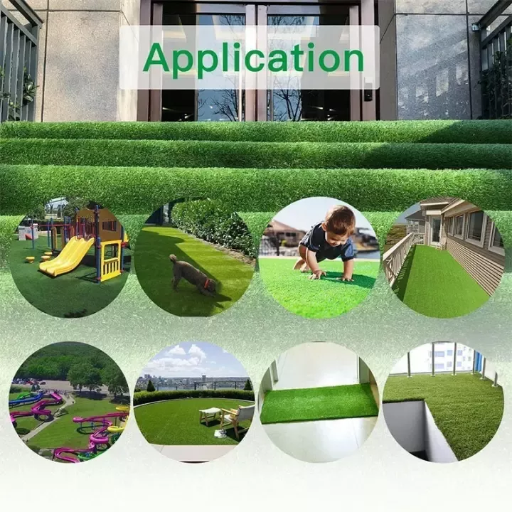 (Buy 1 get 1 free)2*5M Artificial grass mat backdrop decoration wall ...