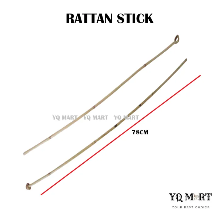 [NO HANGING HOLE] 1PCS Rattan Stick 78CM/Natural Sega Stick/Rotan | Lazada