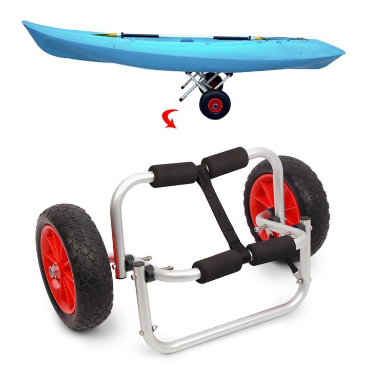 Portable Lightweight Foldable Boat Kayak Carrier Canoe Dolly Tote ...