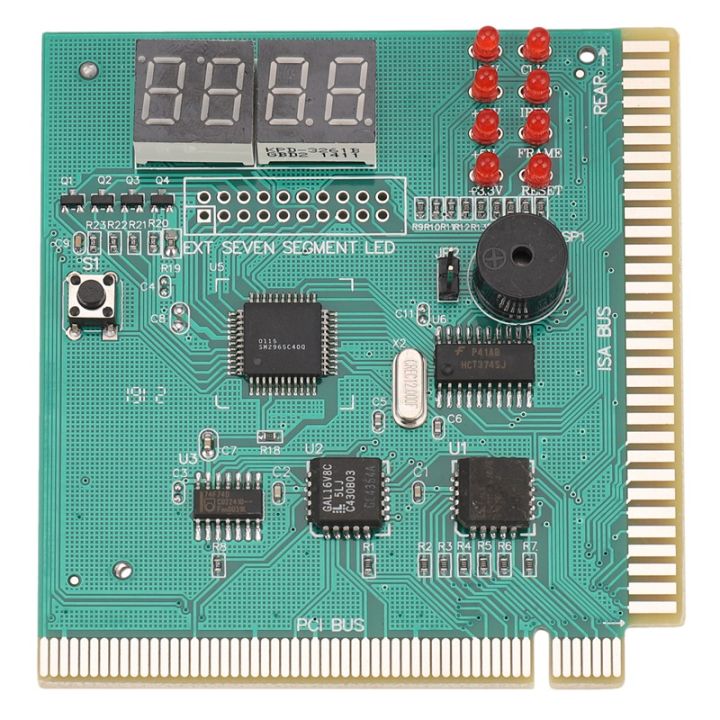 Diagnostic Pci 4 Digit Card Pc Motherboard Post Checker Tester Analyzer