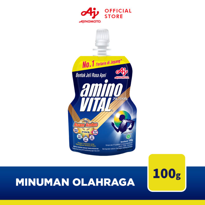 aminoVITAL Jelly Apple Flavor 100 gram - BCAA Asam Amino Suplemen ...