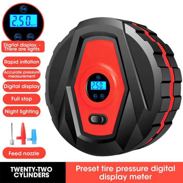Portable Electric Car Inflation Pump High Power Tire Inflator For Small ...