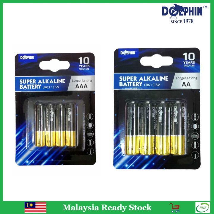 Dolphin AA / AAA Super Alkaline Battery | Lazada