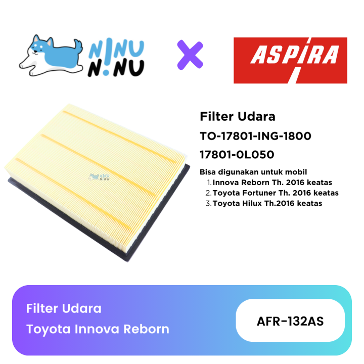Filter Udara Toyota Innova Reborn Aspira | Lazada Indonesia