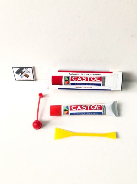 LEM CASTOL PEREKAT KUNING ELASTIS TAHAN PANAS ELASTIC CONTACT ADHESIVE ...