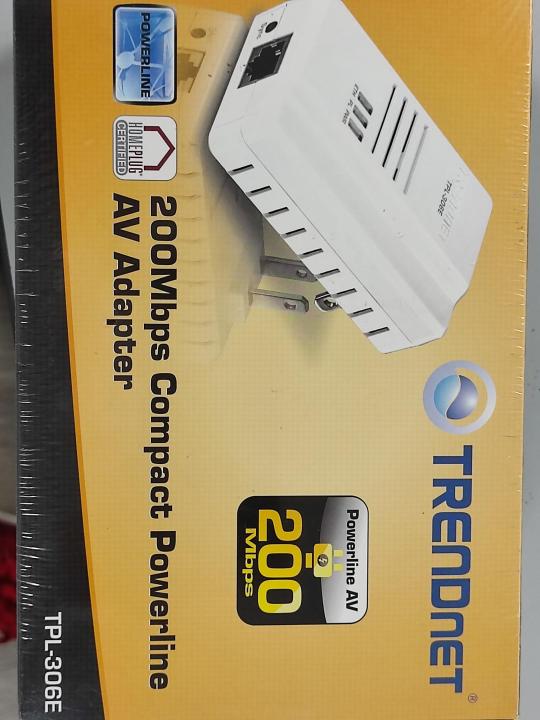 TrendNet 200Mbps Compact Powerline AV Adapter Kit TPL-306E2K (Version ...