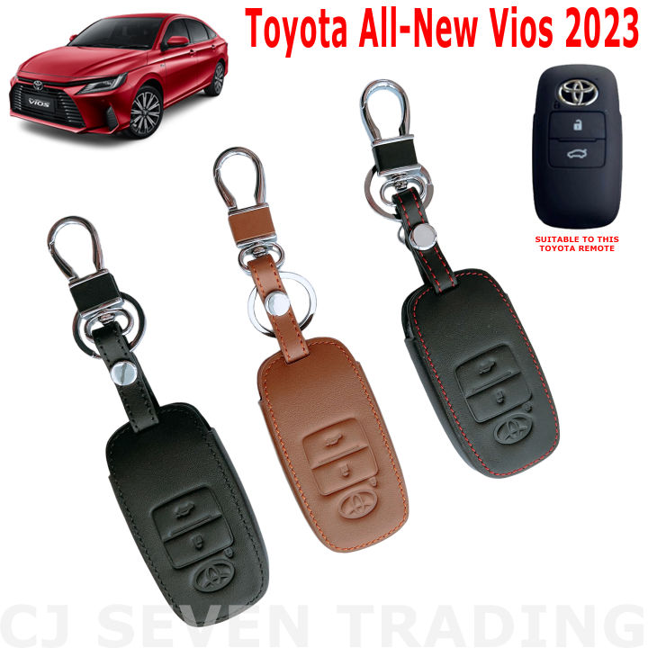 MOOGU Toyota All-New Vios 2023-2025 Keyless Remote Car Key Leather 360 ...