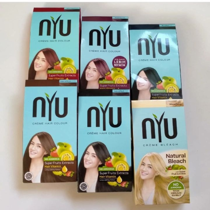 Semir Cat Rambut NYU Hair Color Sachet | Lazada Indonesia