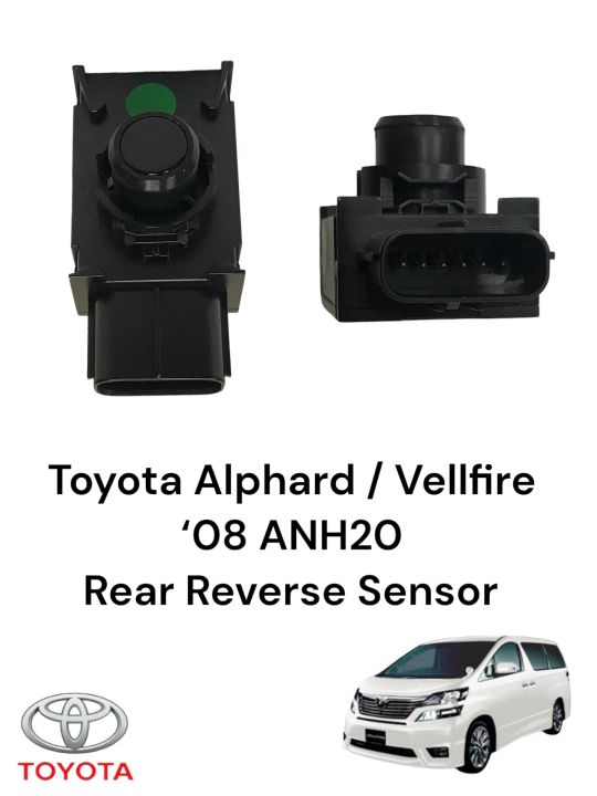 Toyota Alphard / Vellfire '08 ANH 20 Rear Reverse Sensor - Black | Lazada