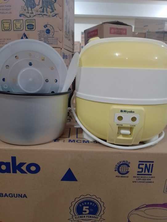 Miyako Magic Com 3in1 MCM 610 - Magicom miyako 1 Liter | Lazada Indonesia