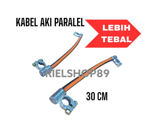 Kabel Aki Paralel / Gandeng / Seri Panjang 30 cm 24 Volt | Lazada Indonesia