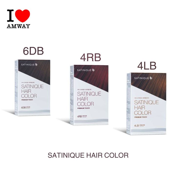 Amway SATINIQUE HAIR COLOR ซาทินิค ครีมเปลี่ยนสีผม ปิดหงอก สีชัด ติดทาน ...