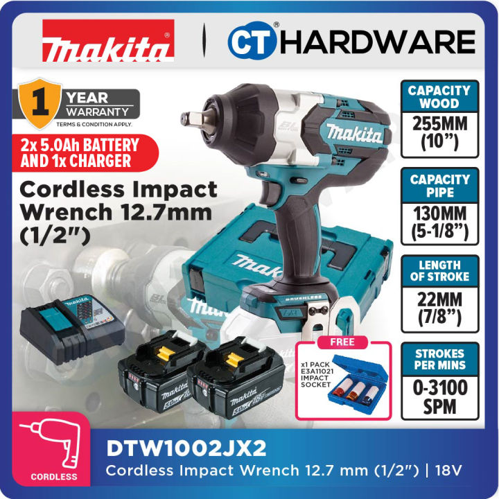 MAKITA DTW1002JX2 / DTW1002JX3 / DTW1002JX4 / DTW1002ZX2 12.7mm (1/2 ...