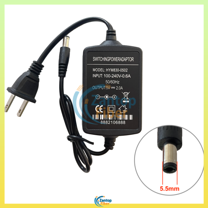 Media Converter Power Adaptor 5V 2A Fiber Switch Power Adaptor 5V 2A ...