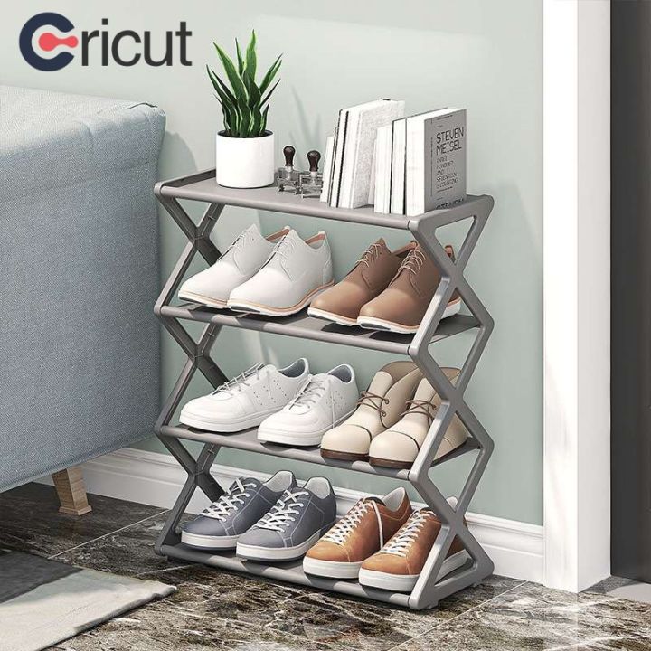 Cricut Creative X-shaped Shoe Rack Simple Shoe Rack | Lazada PH