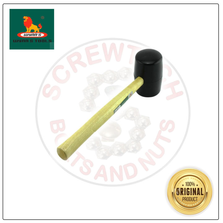 Wynn's Rubber Mallet w/ wood handle 300mm ( W0165A) | Lazada PH