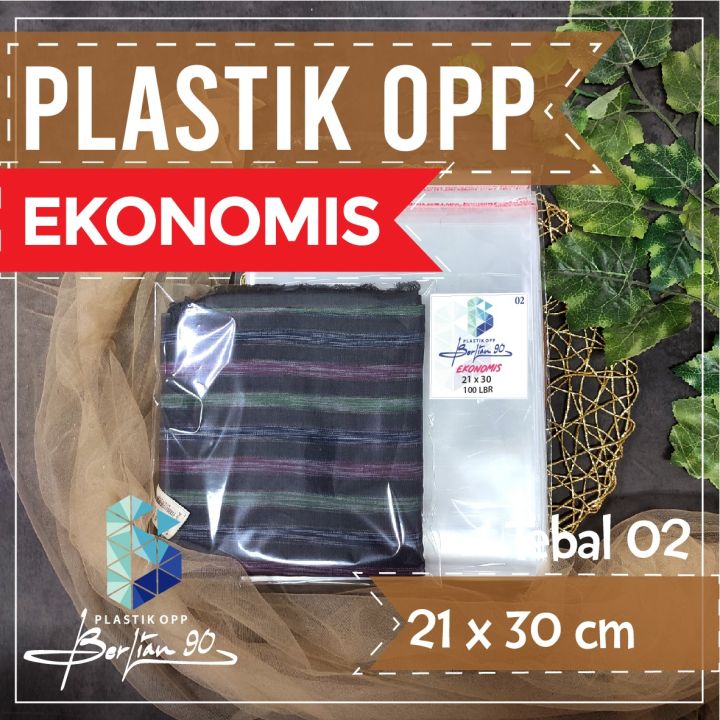Plastik Opp 21x30 Cm 02 Micron / Plastik Lem / Plastik Opp Seal ...