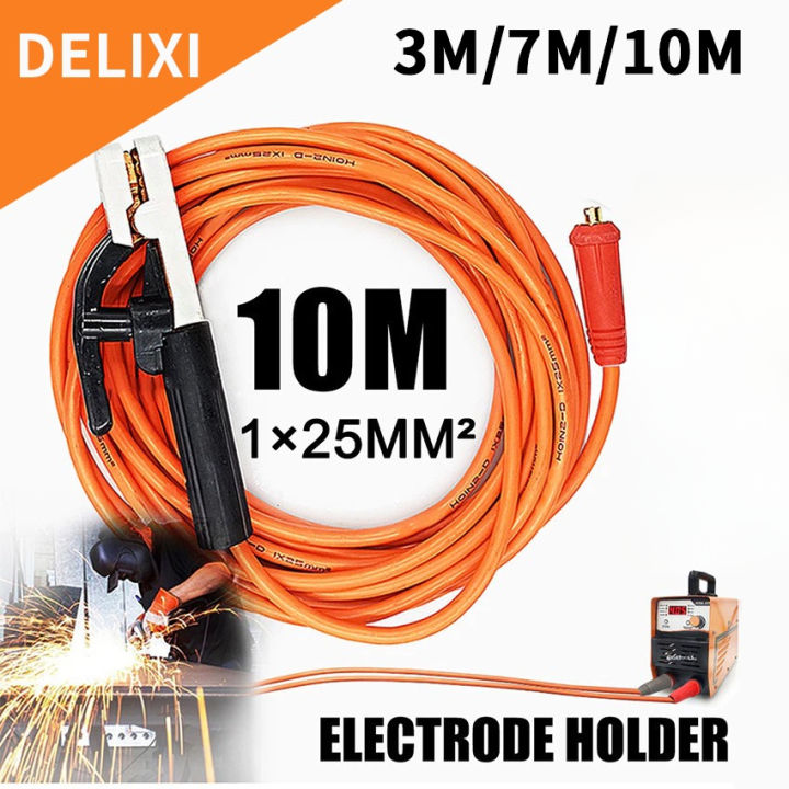 3M-10M Welding Wire Cable 300A Welding Cable 10 Meters Heavy Duty Power ...