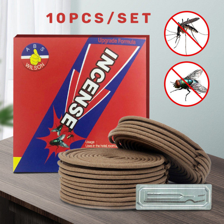Incense Sandalwood Incense for Flies and Mosquitoes 1 Box 10 Coils ...