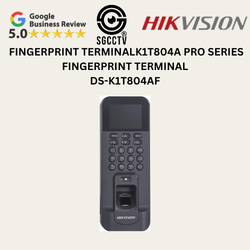 K1T804A PRO SERIES FINGERPRINT TERMINAL DS-K1T804AF | Lazada Singapore