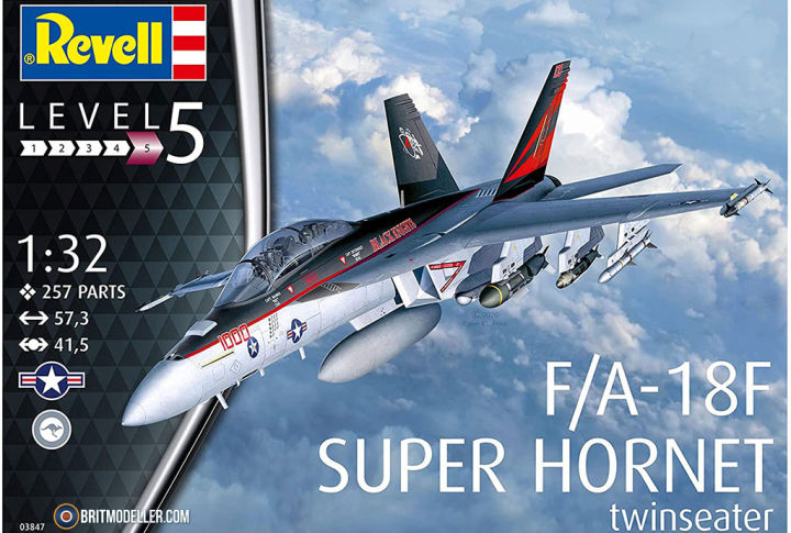 1/32 F/A 18F Super Hornet Plastic model kit Revell #03847 | Lazada.co.th