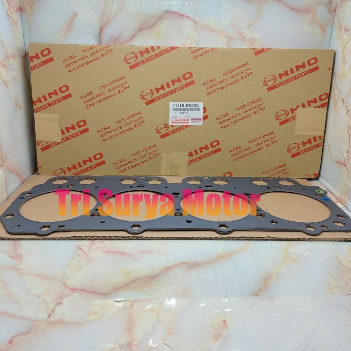PACKING KOP PAKING HEAD PAKING DEKSEL GASKET CYLINDER HEAD ONLY DYNA HT130 HINO DUTRO ORI PLAT ...